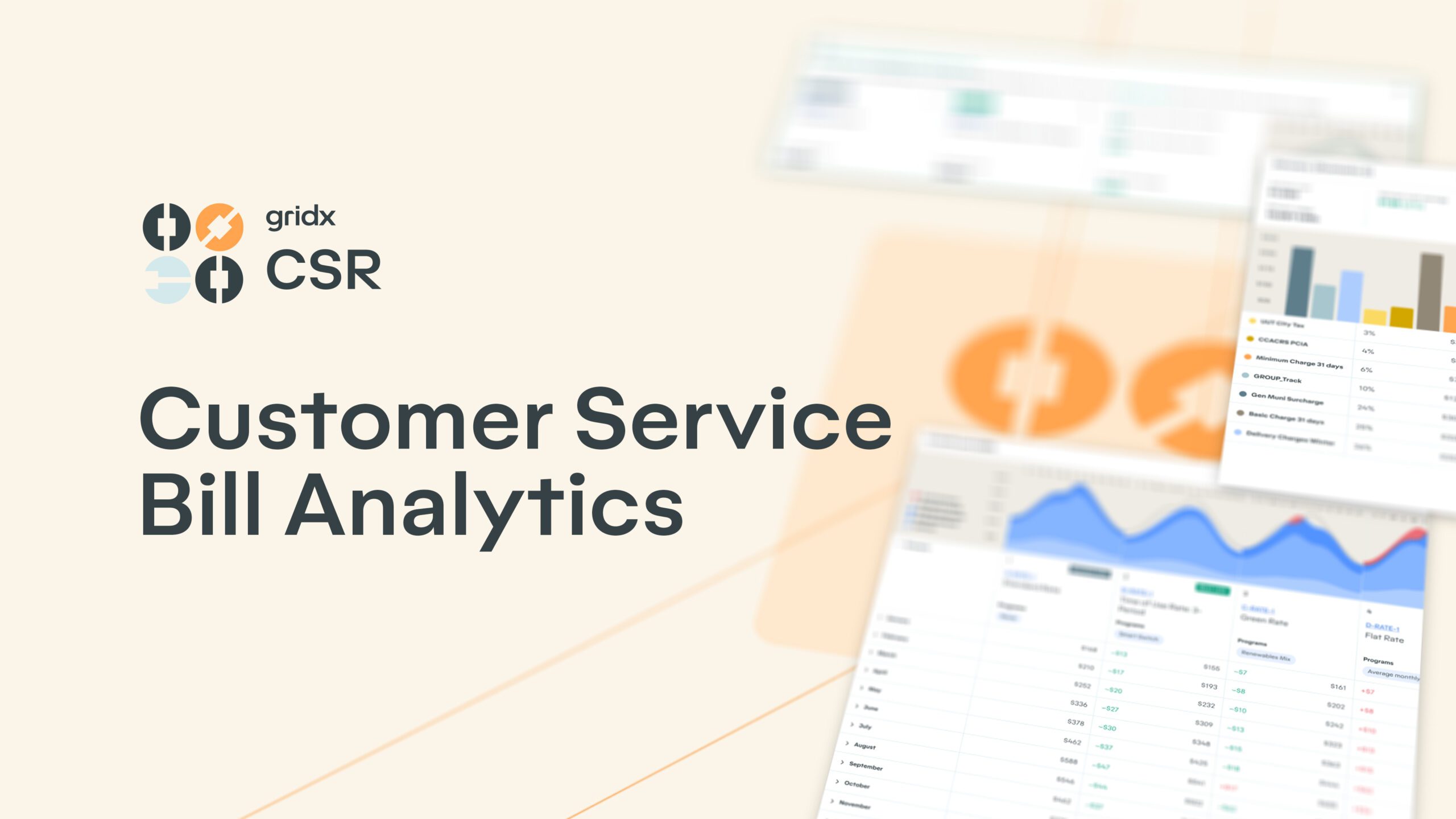 GridX CSR | Customer Service Bill Analytics for Utilities