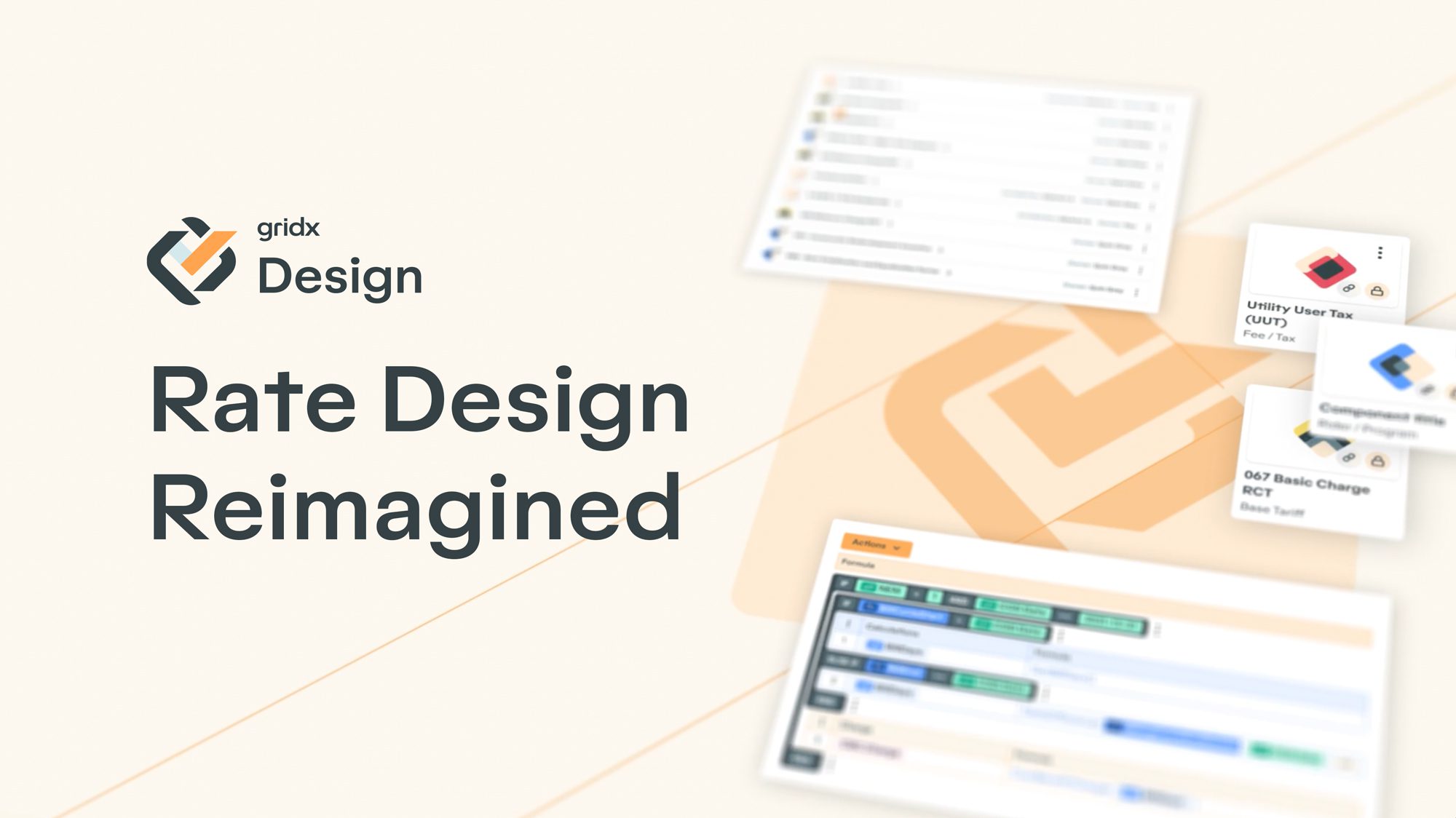 Gridx Design Complex Rate Design